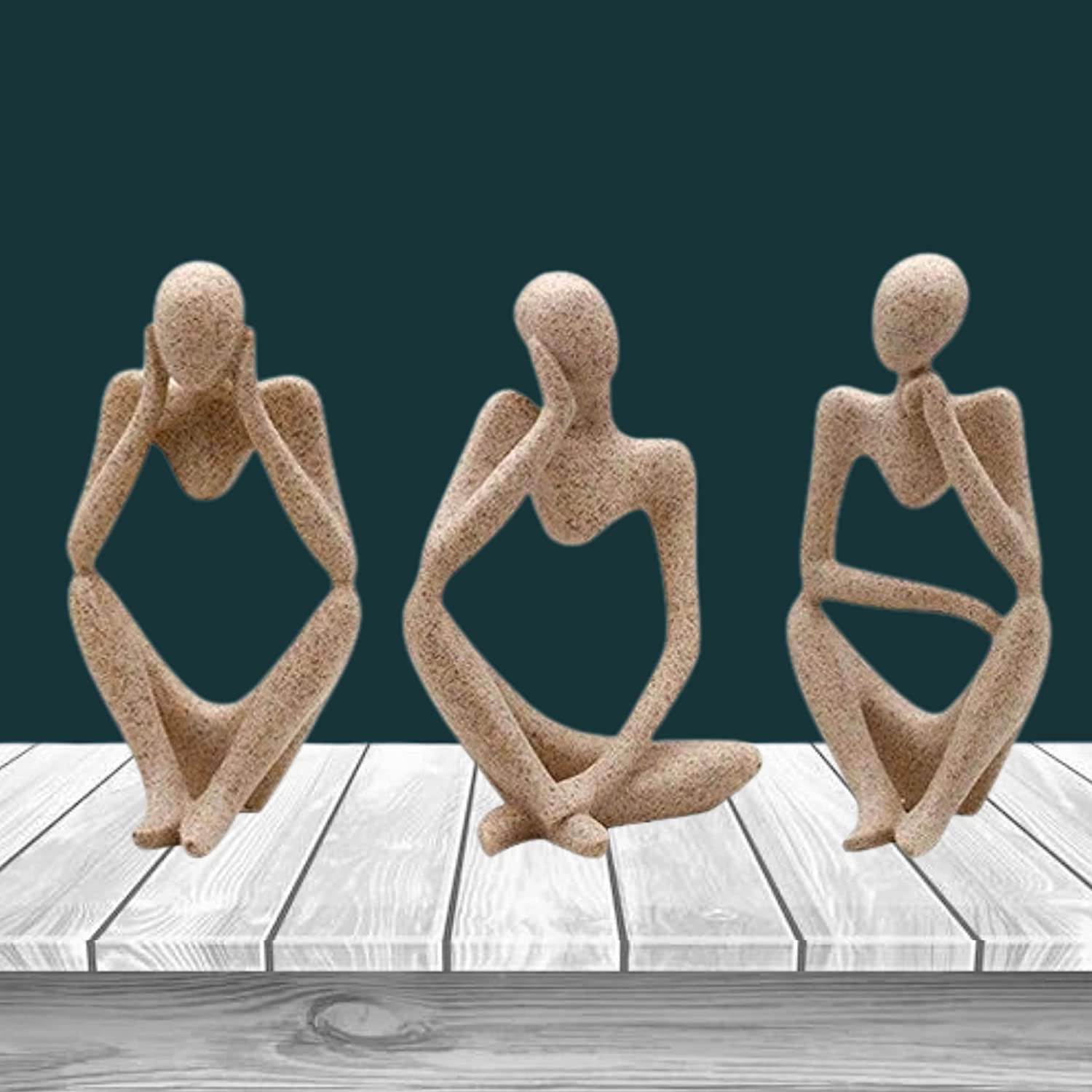 Buy Set of Three Modern Art Human Figures | Contemporary Home Decor ...