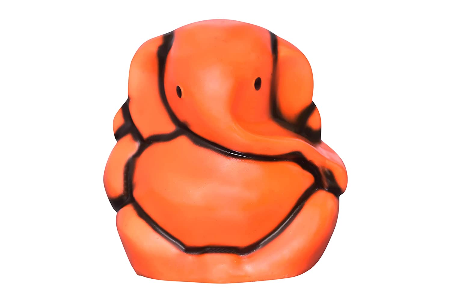 Buy Small Orange Ganesh Idol for Ganesh Chaturthi Decoration Online ...