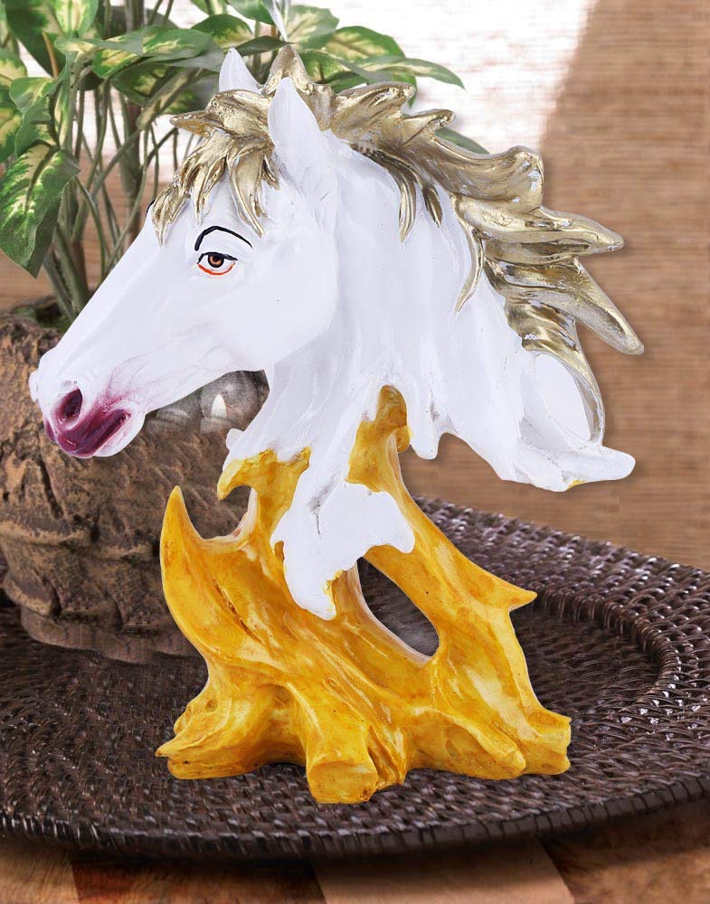 Buy Miniature Horse Face Showpiece - Exclusive Corner Table Decor Online!