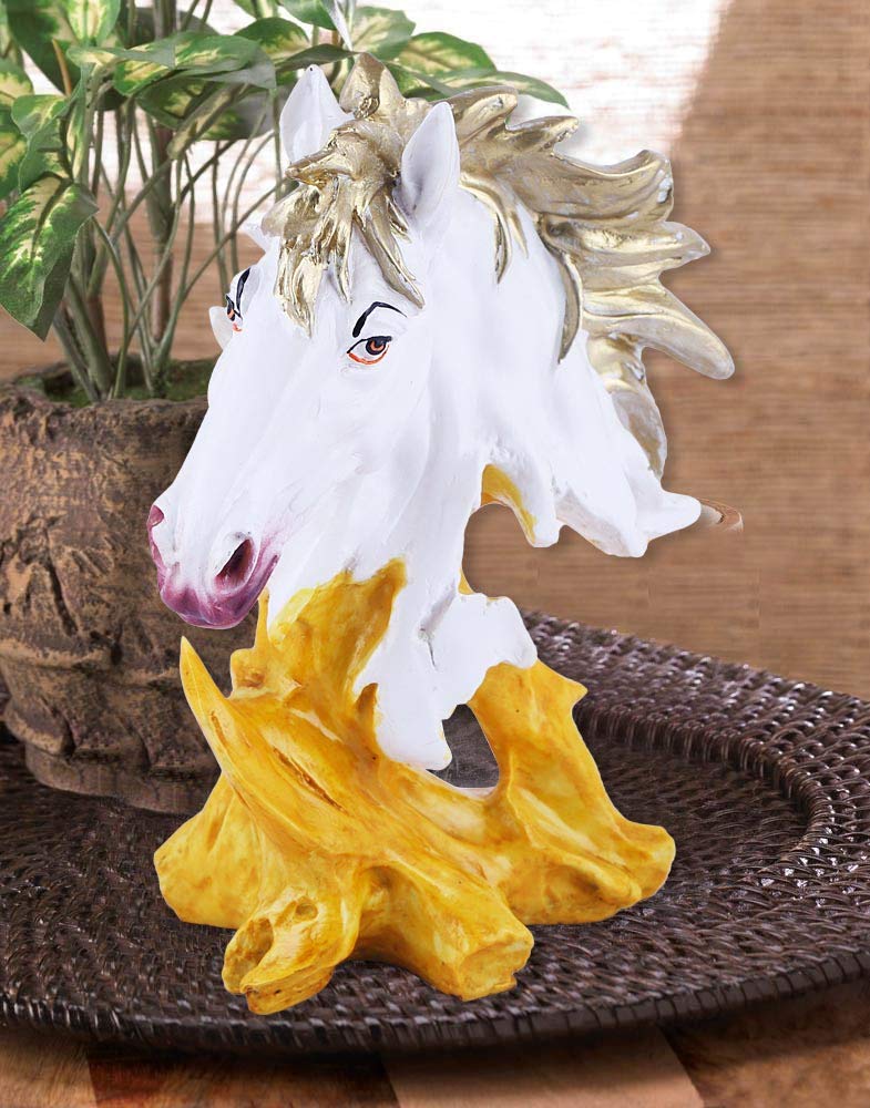 Buy Miniature Horse Face Showpiece - Exclusive Corner Table Decor Online!