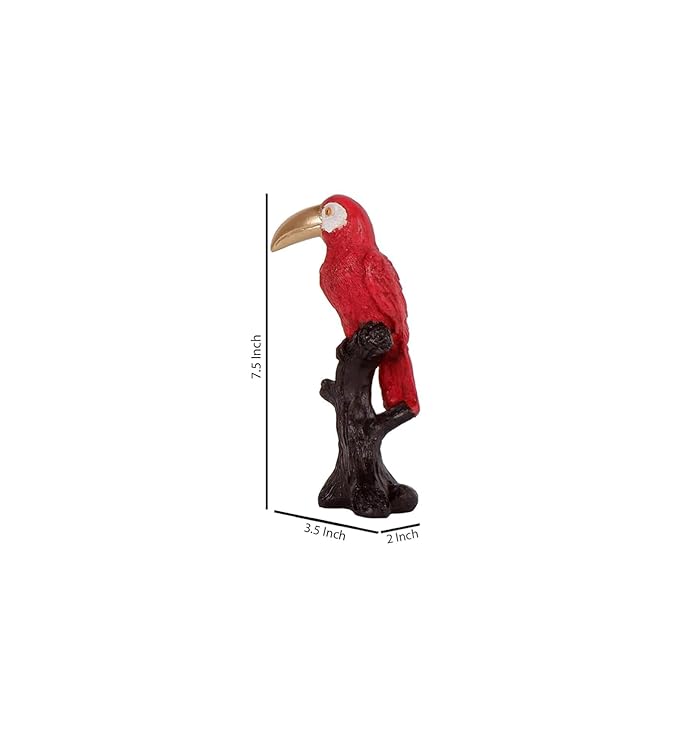 Buy Red Bird Showpiece for Kitchen Online | Moolwan
