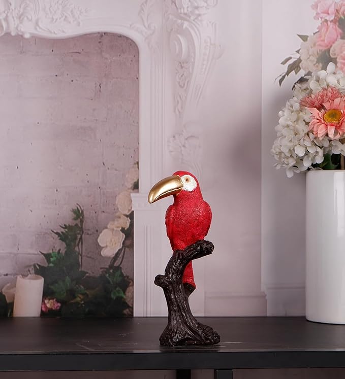 Buy Red Bird Showpiece for Kitchen Online | Moolwan