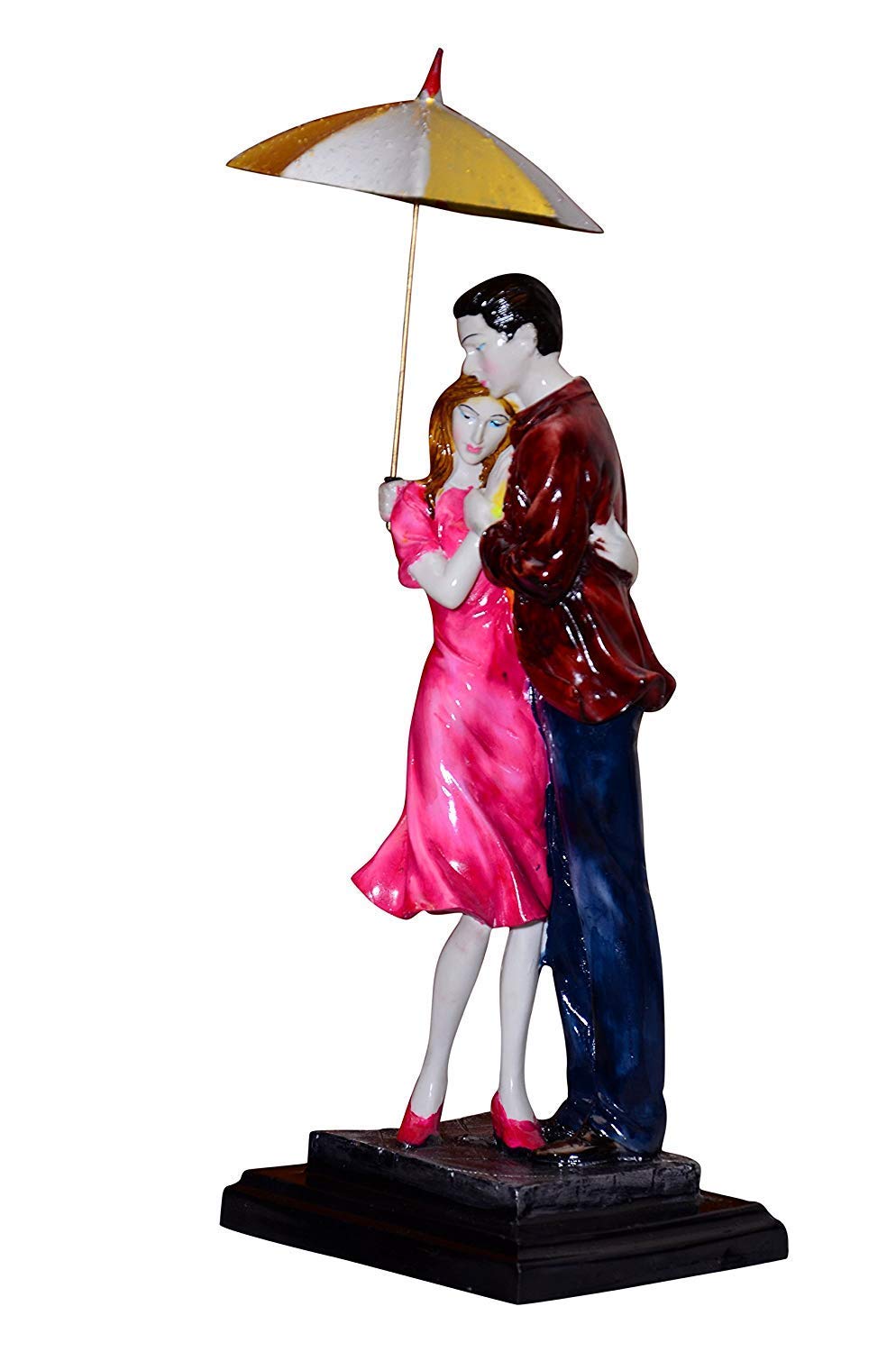 Buy Yellow and Blue Couple Statue - Ultimate Wedding Anniversary Gift ...