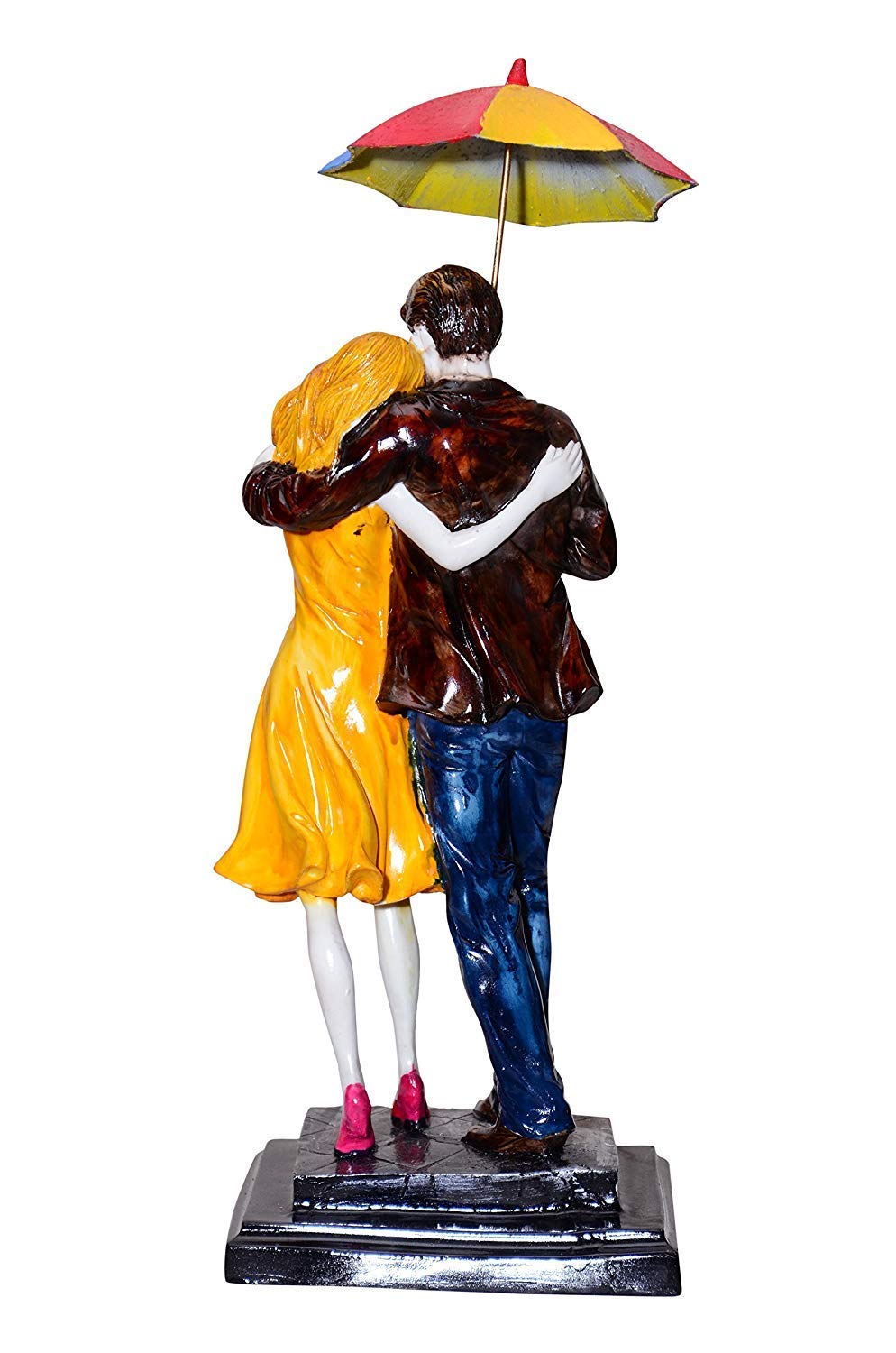 Buy the Exclusive Yellow & Blue Couple Statue – Ultimate Anniversary Gift!