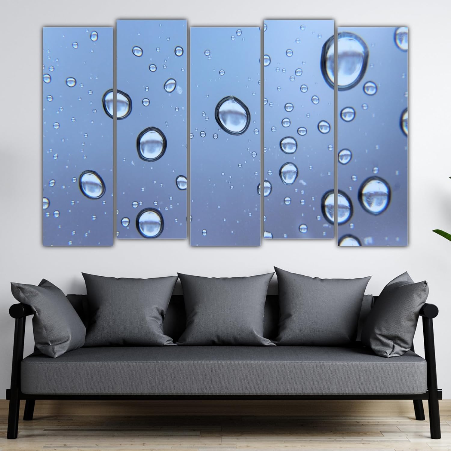 Shop Droplet-icious Water Photography Framed Wall Art – Splashy Multi ...