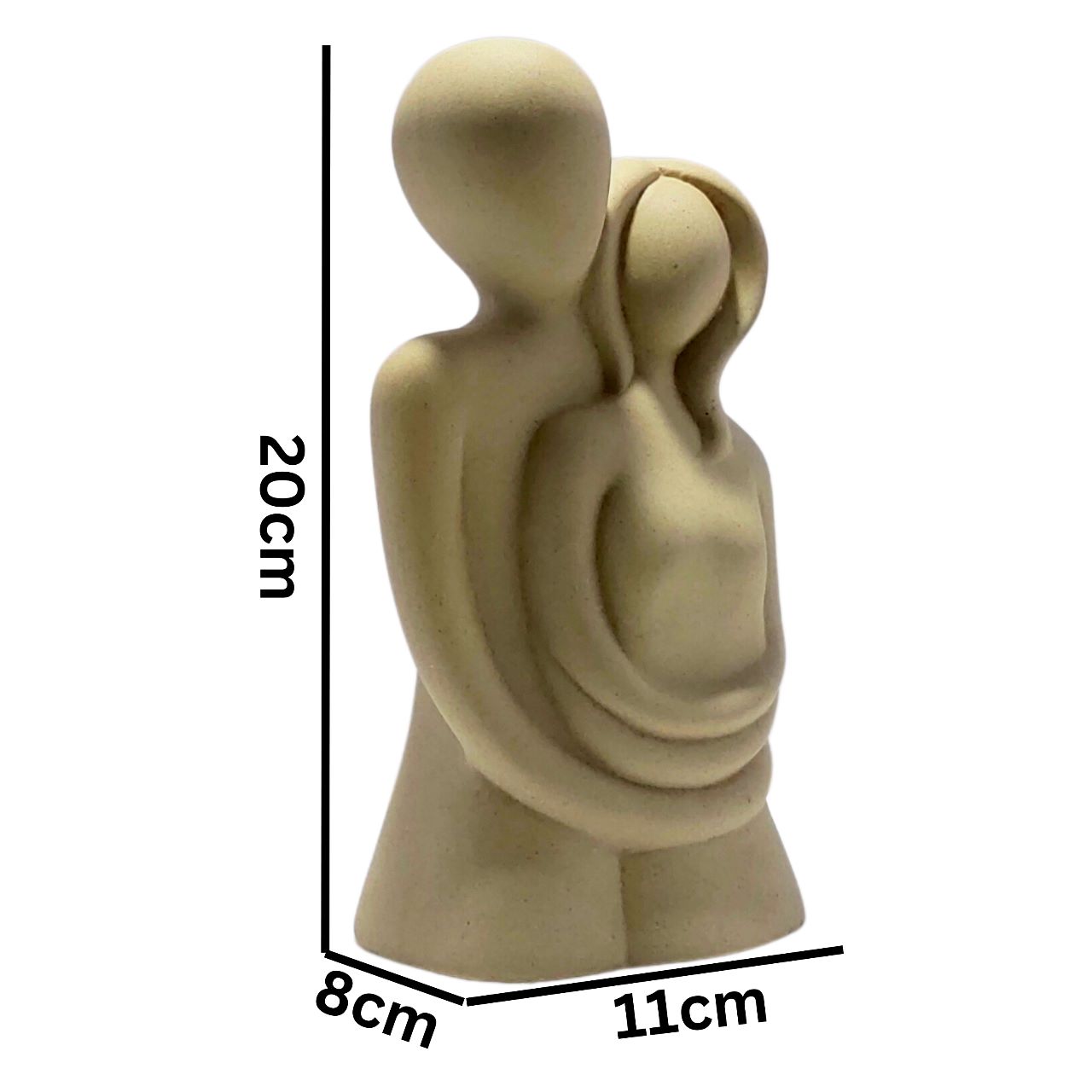 Adorn Your Kitchen with Love: Beige Couple Statue!