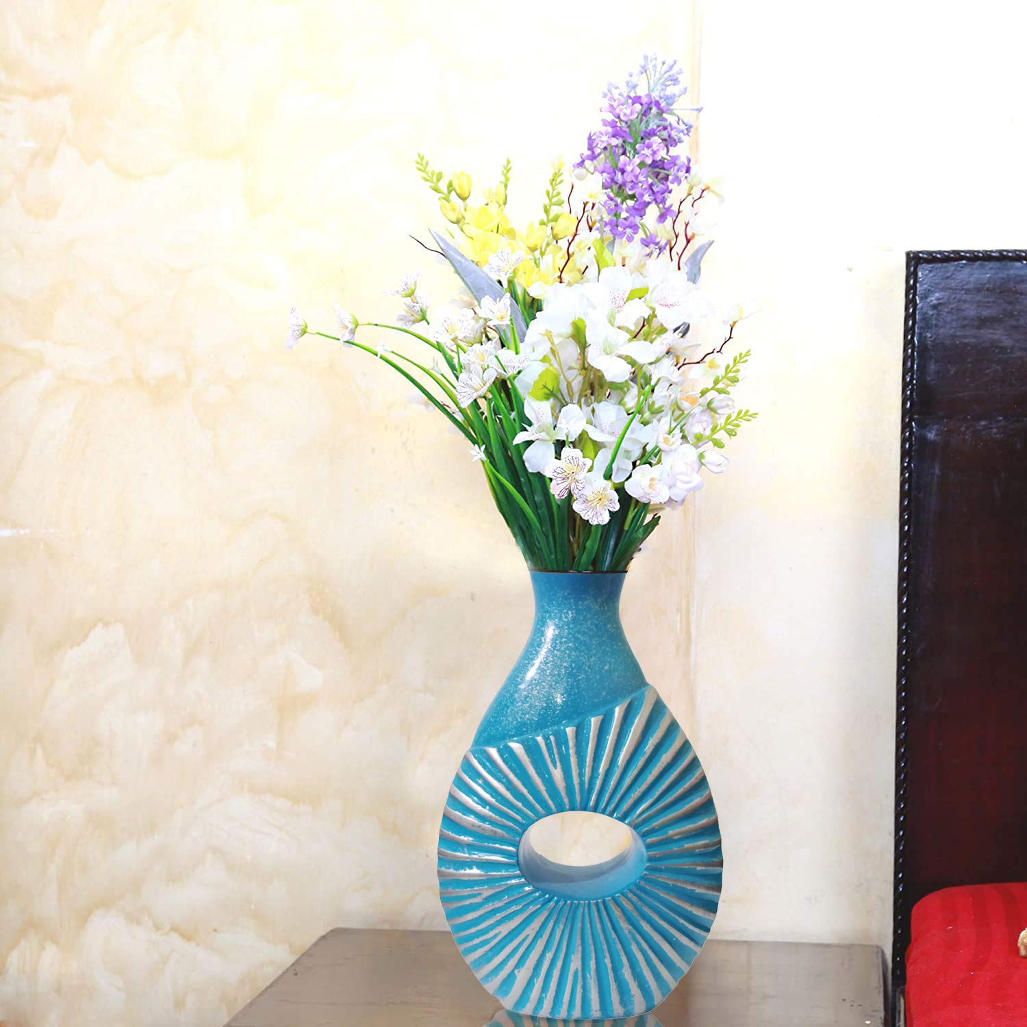 Blue Handmade Vase for Kitchen