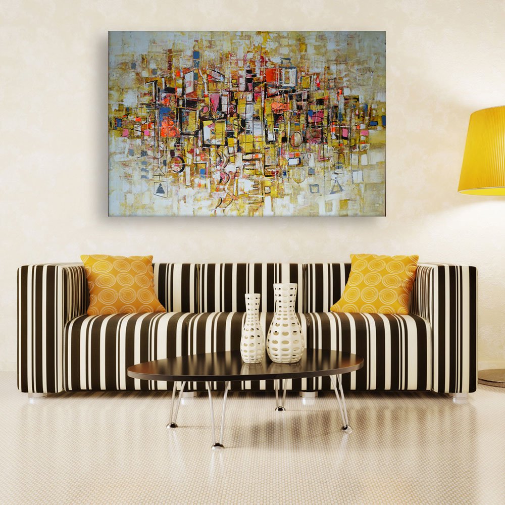 Shop Abstract Canvas Convo Starter Wall Art | Moolwan