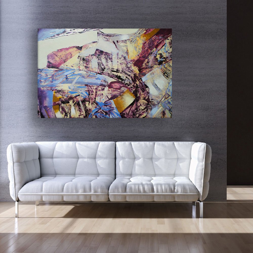 Shop Abstract-tastic Unframed Canvas That'll Make Your Walls Pop | Moolwan