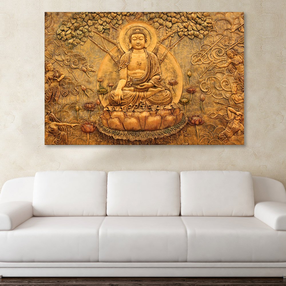 Shop Buddha-tiful Unframed Canvas That'll Make Your Walls Go 'Om ...