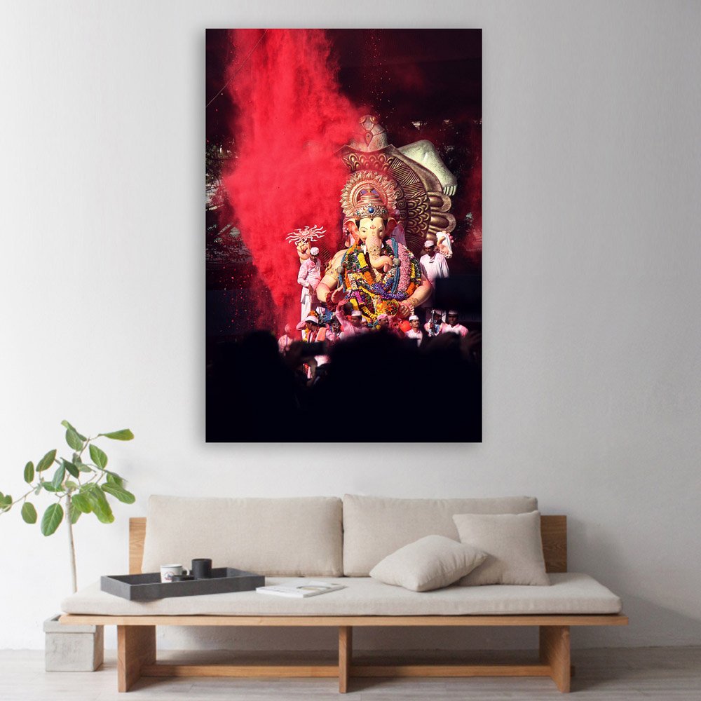 Shop Ganesha-tastic Unframed Canvas That Blesses Walls | Moolwan