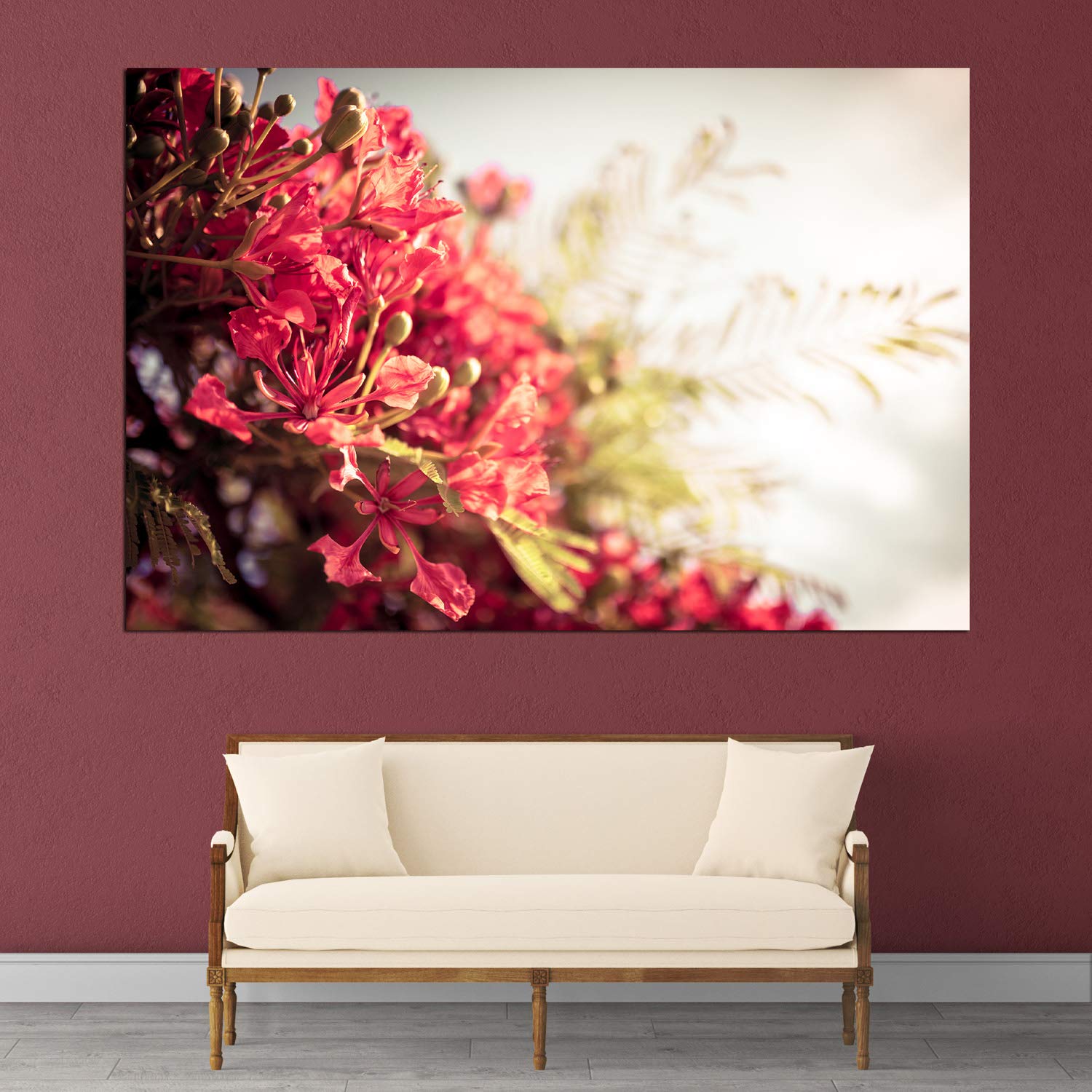 Shop Bloom-tastic Unframed Nature Art Wall Art Canvas | Moolwan ...