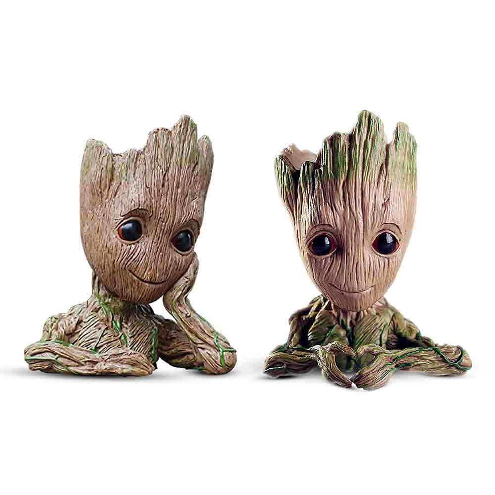 Buy Groot Showpiece Planters for Home Decor | Set of 2 Online| Moolwan