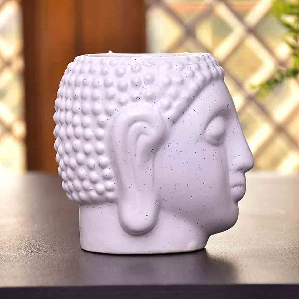 Buy Ceramic Buddha Pot | Artistic Face Planters Online | Moolwan