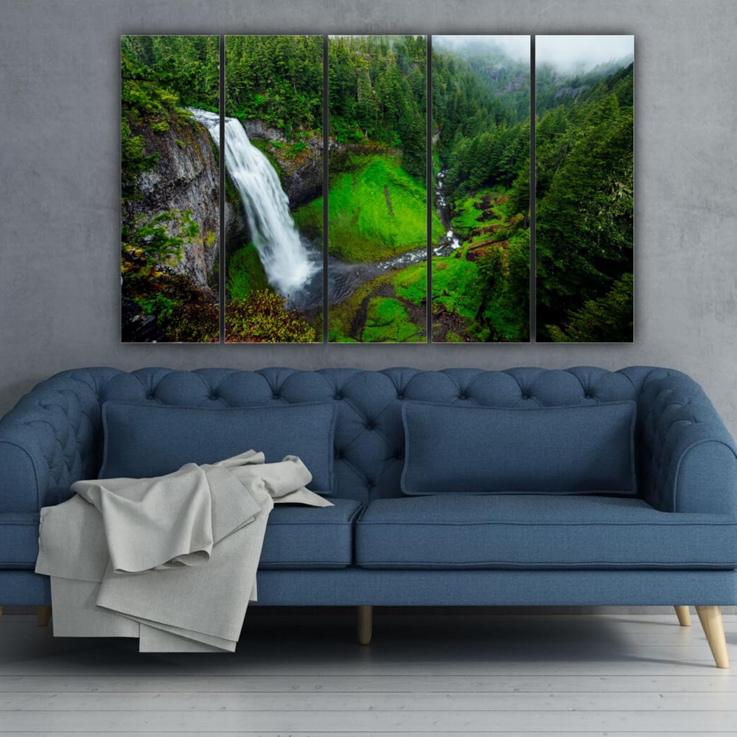 Shop Dive Into Color: Framed Abstract Multi-Panel Wall Art | Moolwan