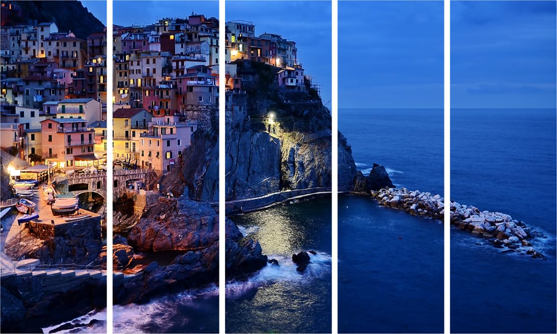 Shop Cityscape Spectacular: Framed Multi-Panel Wall Art | Moolwan