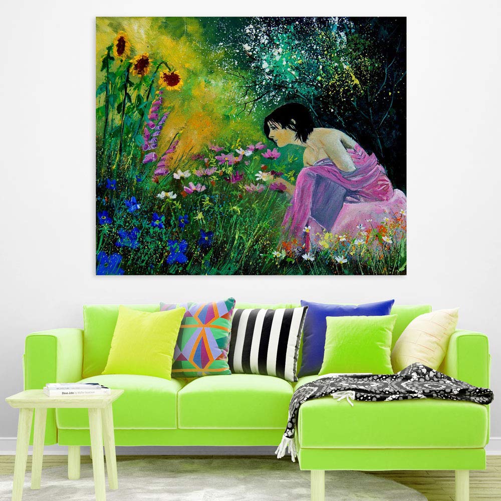 Shop Fairy-tastic Floral Fiesta Unframed Canvas Wall Art | Moolwan